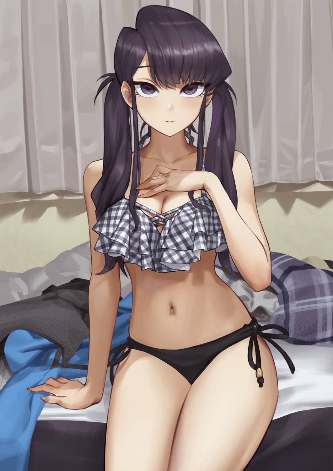 c.x.c. komi-san wa komyushou desu. komi shouko bikini cleavage swimsuits | #679483 | yande.re